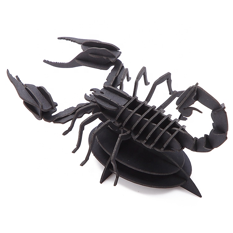 High Quality Paper Craft DIY 3D Puzzle Educational Toy For Kids